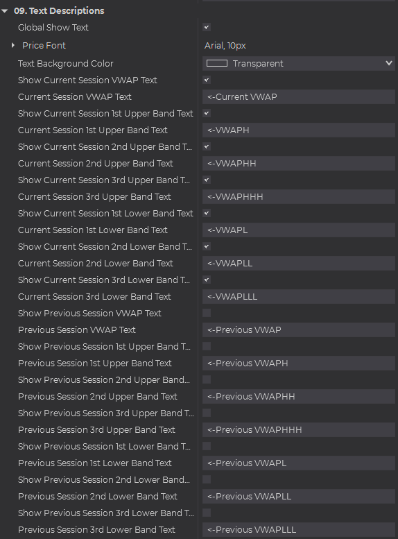 VWAP Options in VWAP Pack | Trading OrderFlow